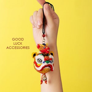 Lion King DIY Lucky Amulet, Emrboidery Start Kit, Handmade Sachet, Good ...