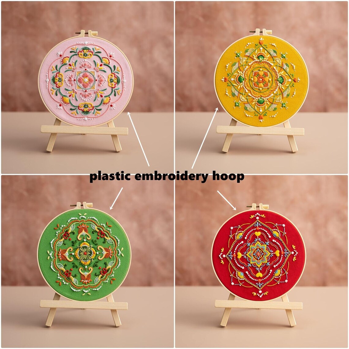Mandala Embroidery Kit for Beginners | DIY Needlework Kit | Mindful ...