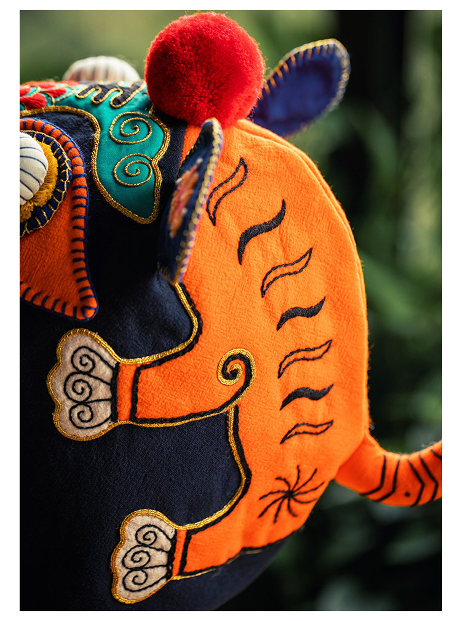 Tiger Head Hat Chinese Style Embroidery Kit Auspicious Tiger Good Luck ...