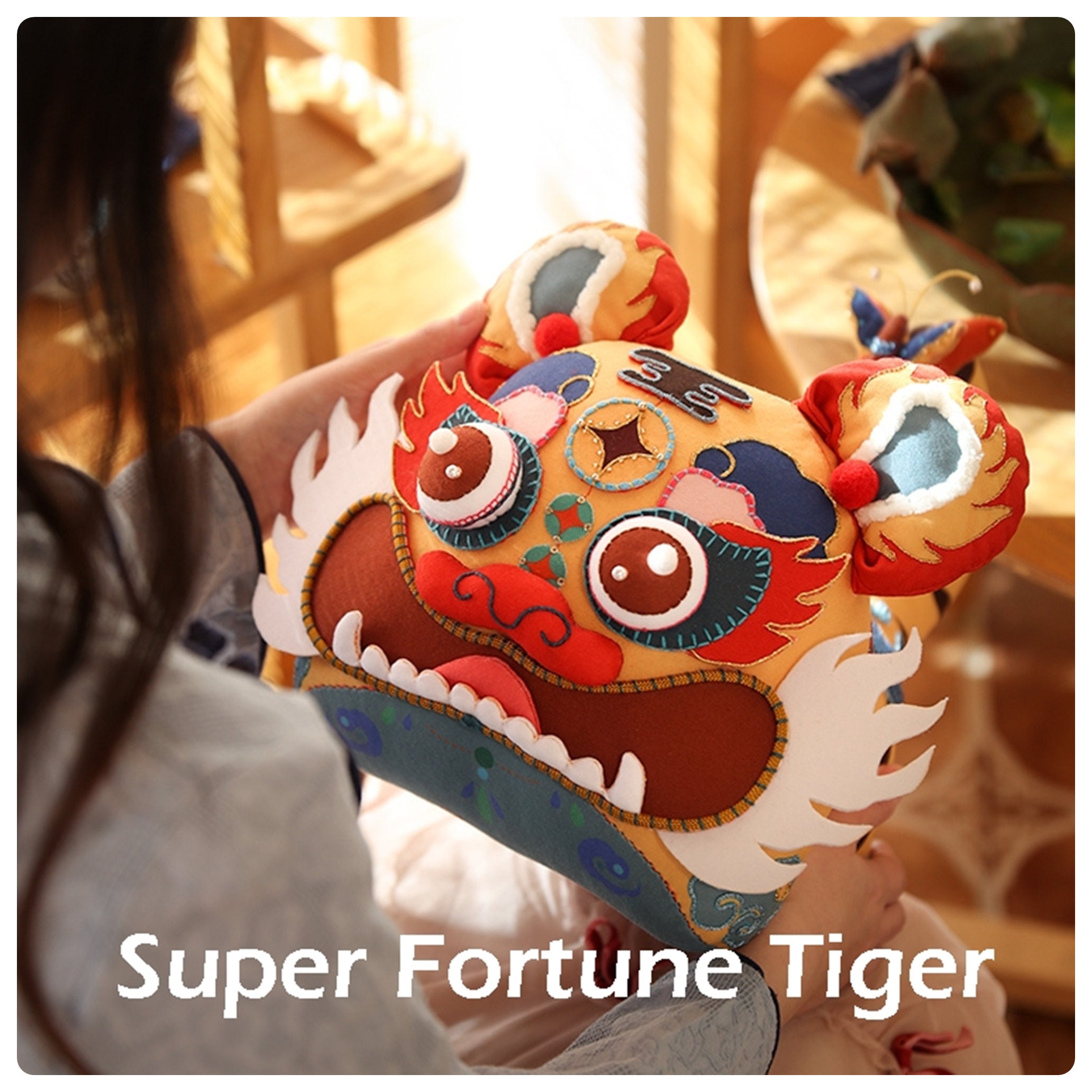 Super Fortune Tiger DIY Emrboidery Kit Beginners Level - Etsy