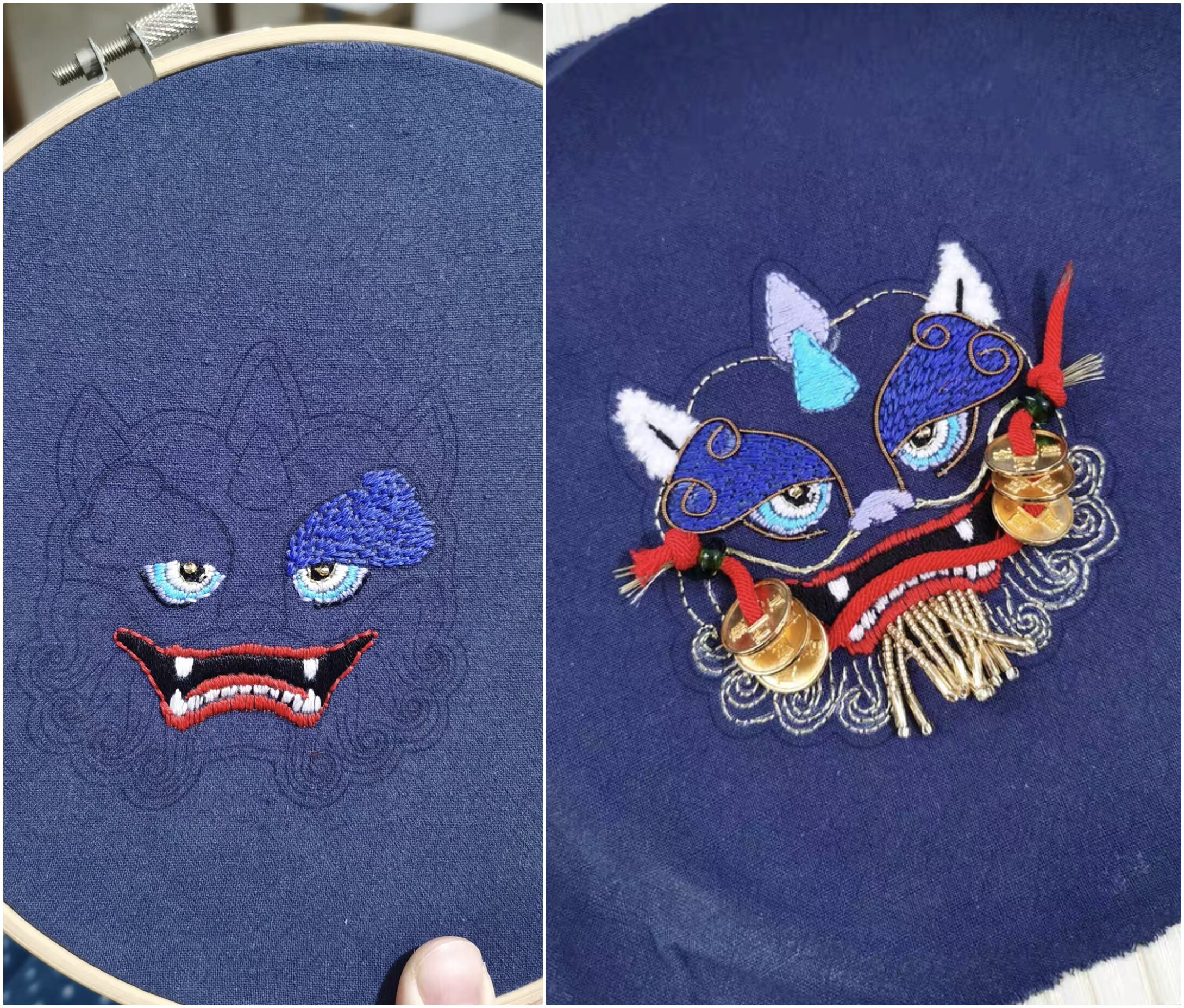 Lucky Amulet Sachet DIY Embroidery Kit for Beginner Good - Etsy