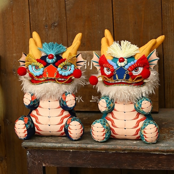 DIY Embroidery Kit Chinese Tradition Auspicious Mascot Handmade Tiger ...