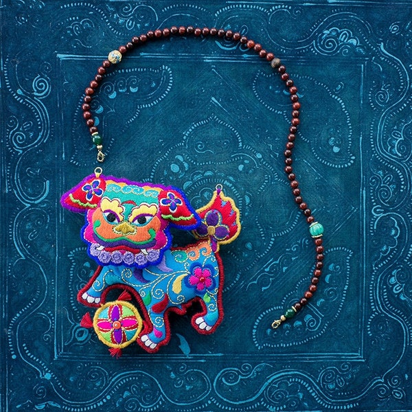 Bullish, Chinese Zodiac Ox Amulet, DIY Embroidery Kit, Good Luck ...
