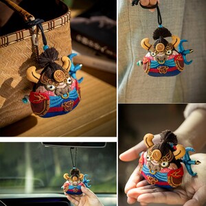 Bullish, Chinese Zodiac Ox Amulet, DIY Embroidery Kit, Good Luck ...
