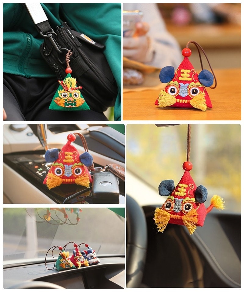 Triangle Sachet Lucky Amulet / Beginner DIY Emrboidery Kit / - Etsy