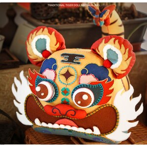 Super Fortune Tiger, DIY Emrboidery Kit, Beginners Level, Handmade ...