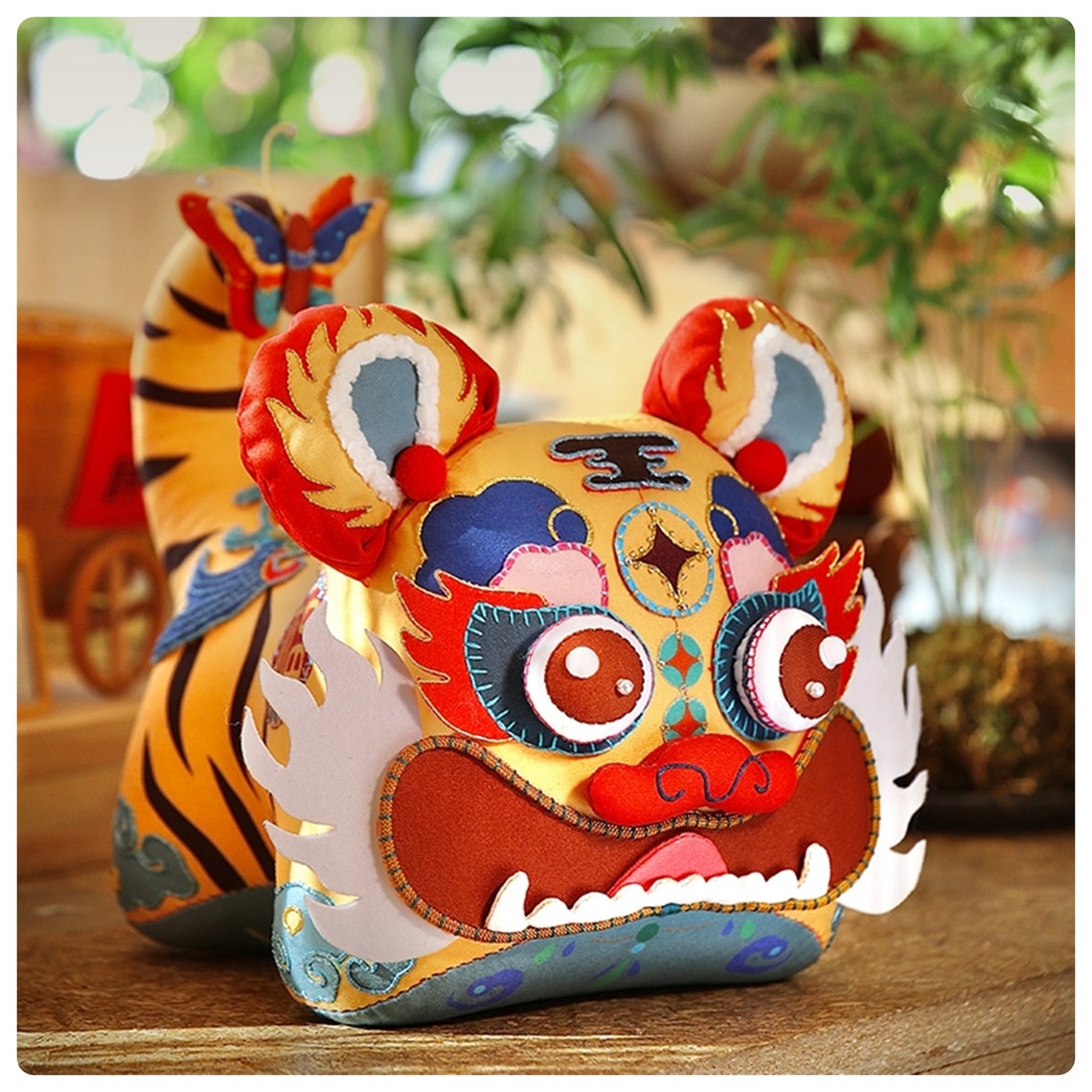 Super Fortune Tiger DIY Emrboidery Kit Beginners Level - Etsy