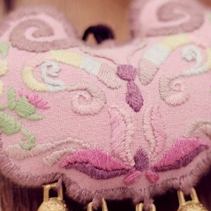 DIY Embroidery Amulet Kit for Beginners, Good Luck Embroidered Necklace ...
