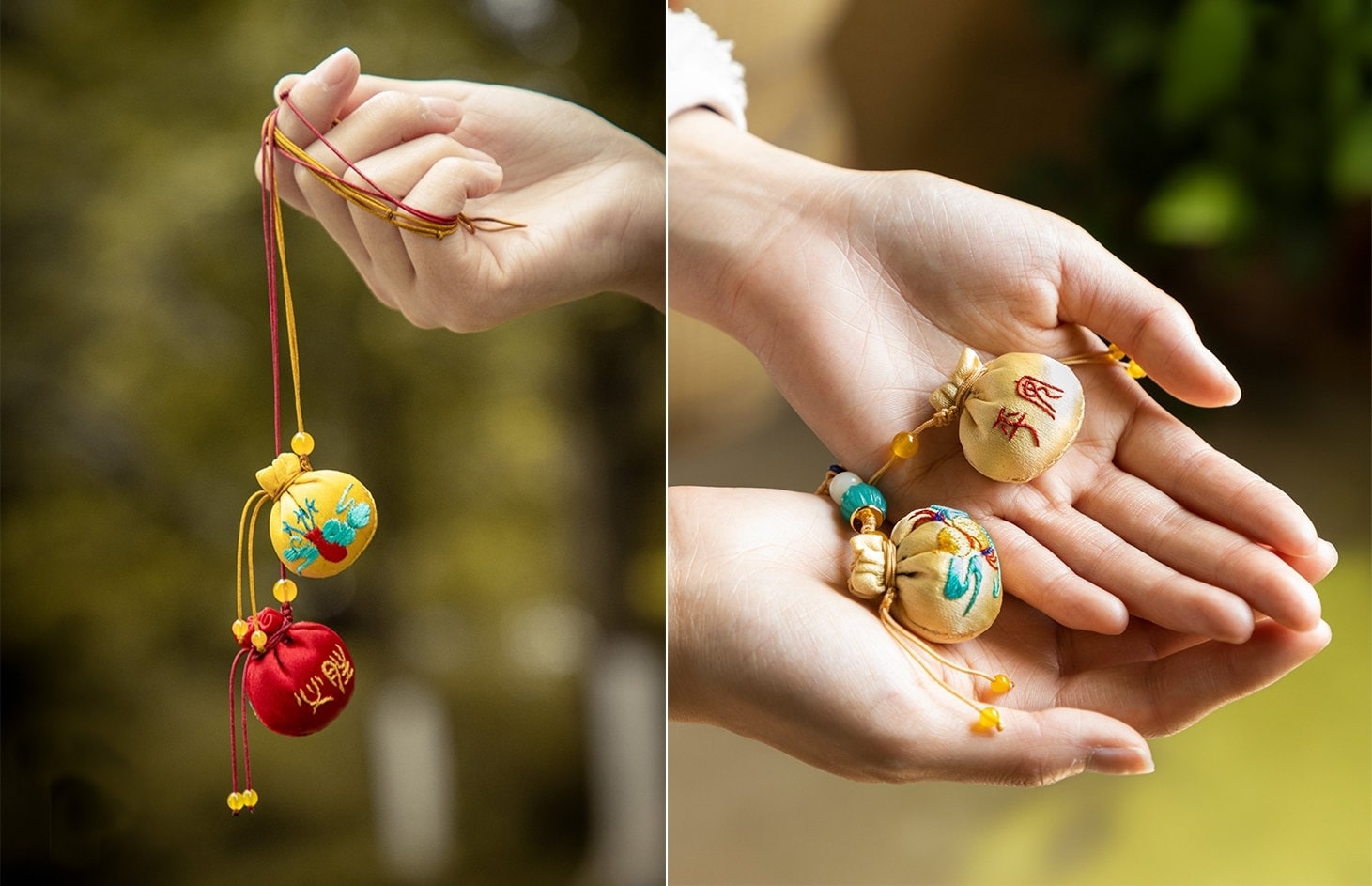 Mini Sachet Amulet DIY Chinese Style Embroidery Kit Beginner Handmade ...