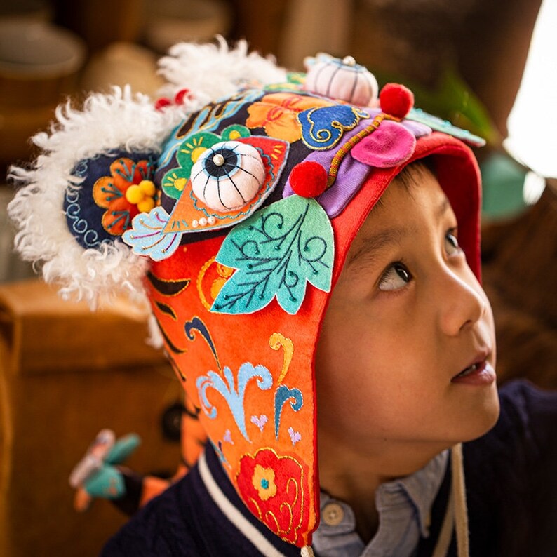 Tiger Head Hat DIY Emrboidery Kit, Hand-sewing Hat, With Tutorial Video ...