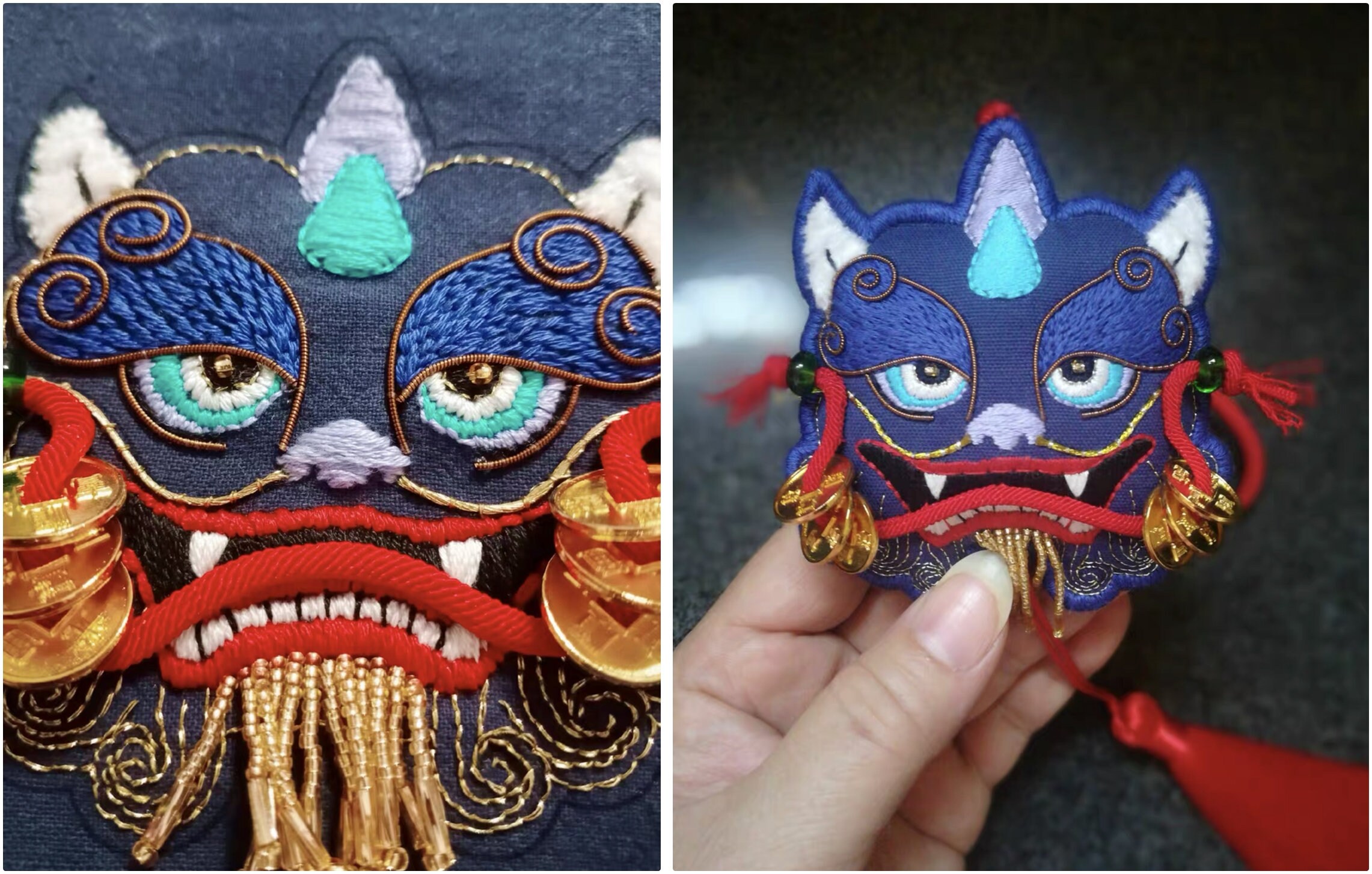 Lucky Amulet Sachet DIY Embroidery Kit for Beginner Good - Etsy