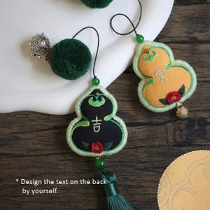 Chinese Zodiac Snake Fortune Charm DIY Embroidery Kit | Beginner ...