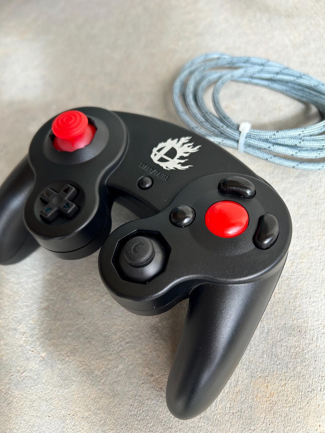 Notched Gamecube Controller "wolf Brigade" (FAFF) - Etsy