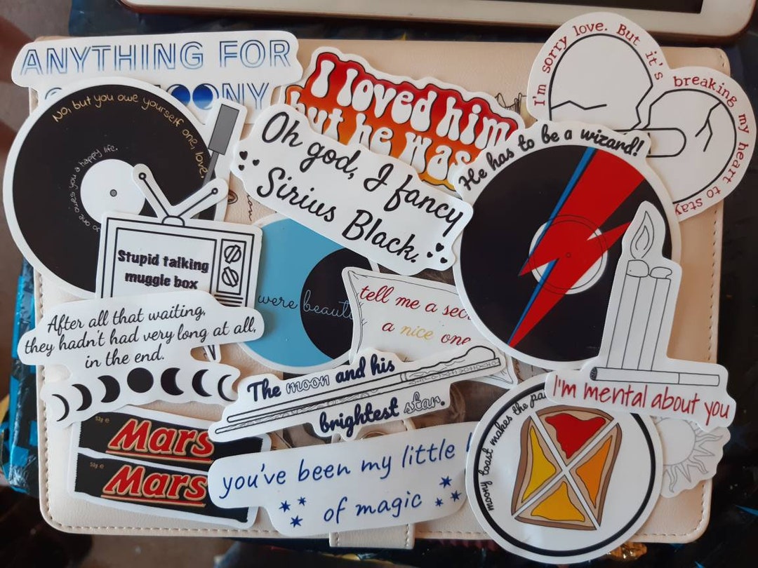 All the Young Dudes Stickers Set 1 - Etsy