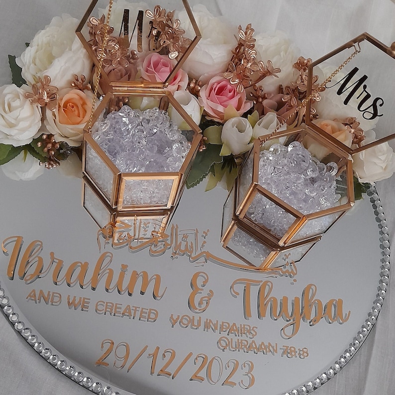 Personalized Ring Holder Plate: Custom Message - Etsy UK