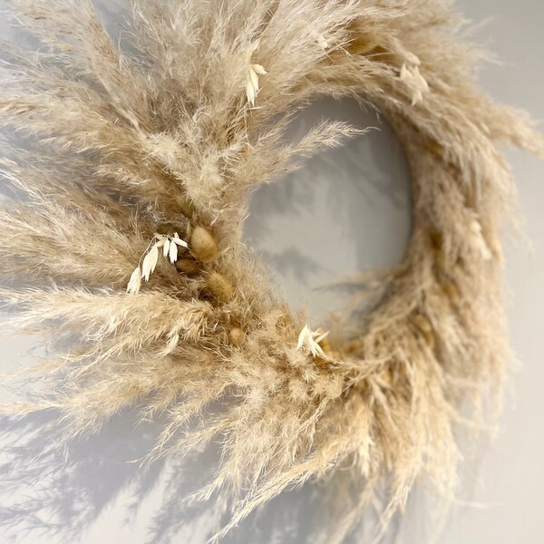 Pampas Wreath - Etsy UK