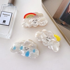 Cute Cloud Rainbow Hair Claw Clips Kawaii Hair Claw Fashion - Etsy