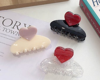 Heart Hair Pins - Etsy