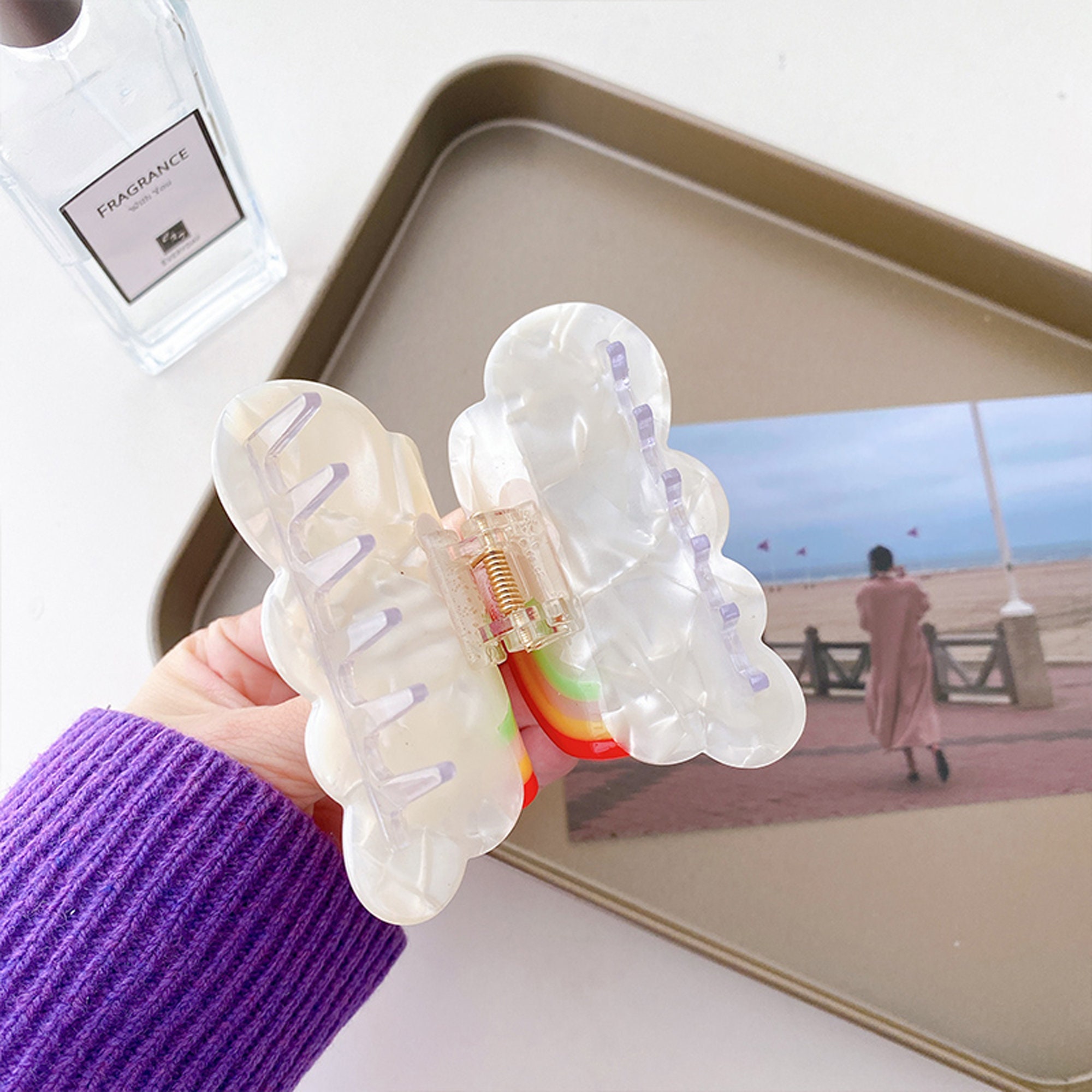 Cute Cloud Rainbow Hair Claw Clips Kawaii Hair Claw Fashion - Etsy