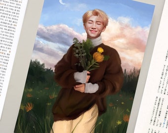 Namjoon Drawing | Etsy