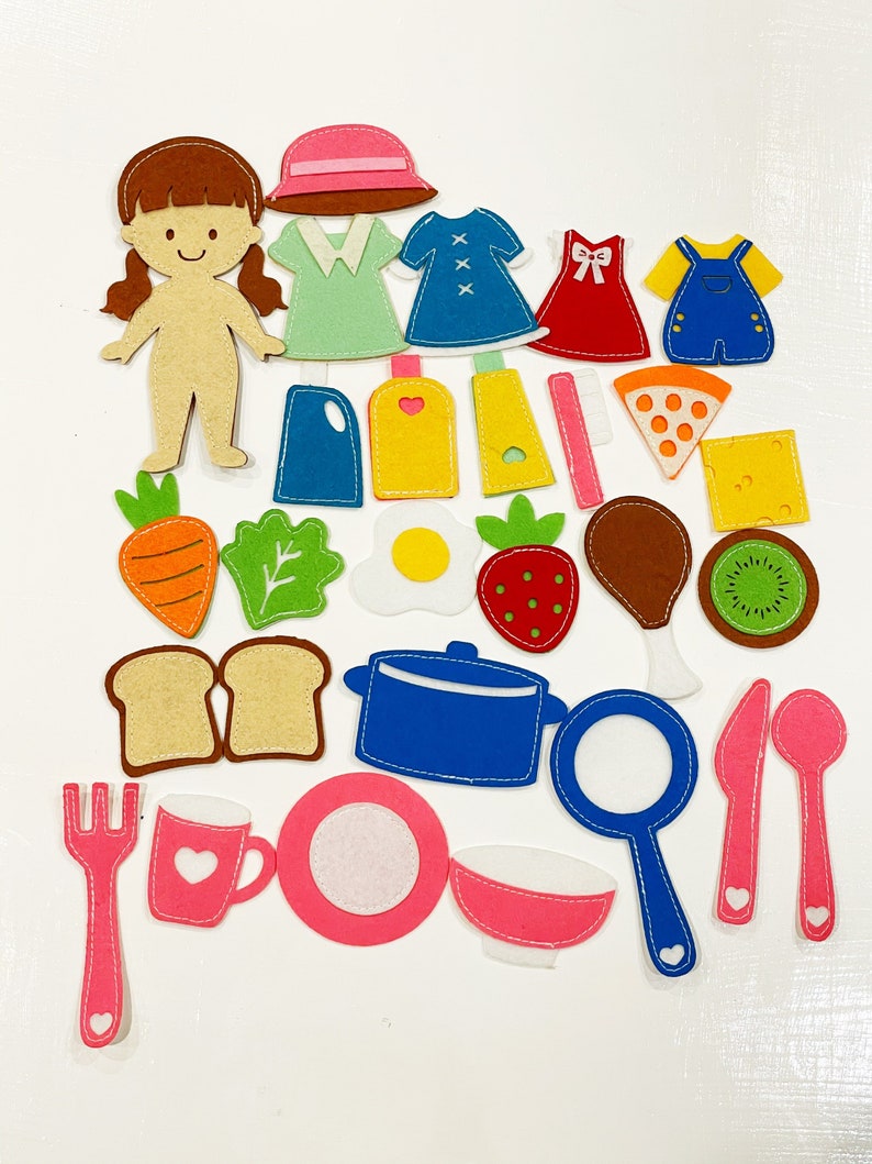 Handmade Felt Book-activity Quiet Book Busy Book Dolly House - Etsy