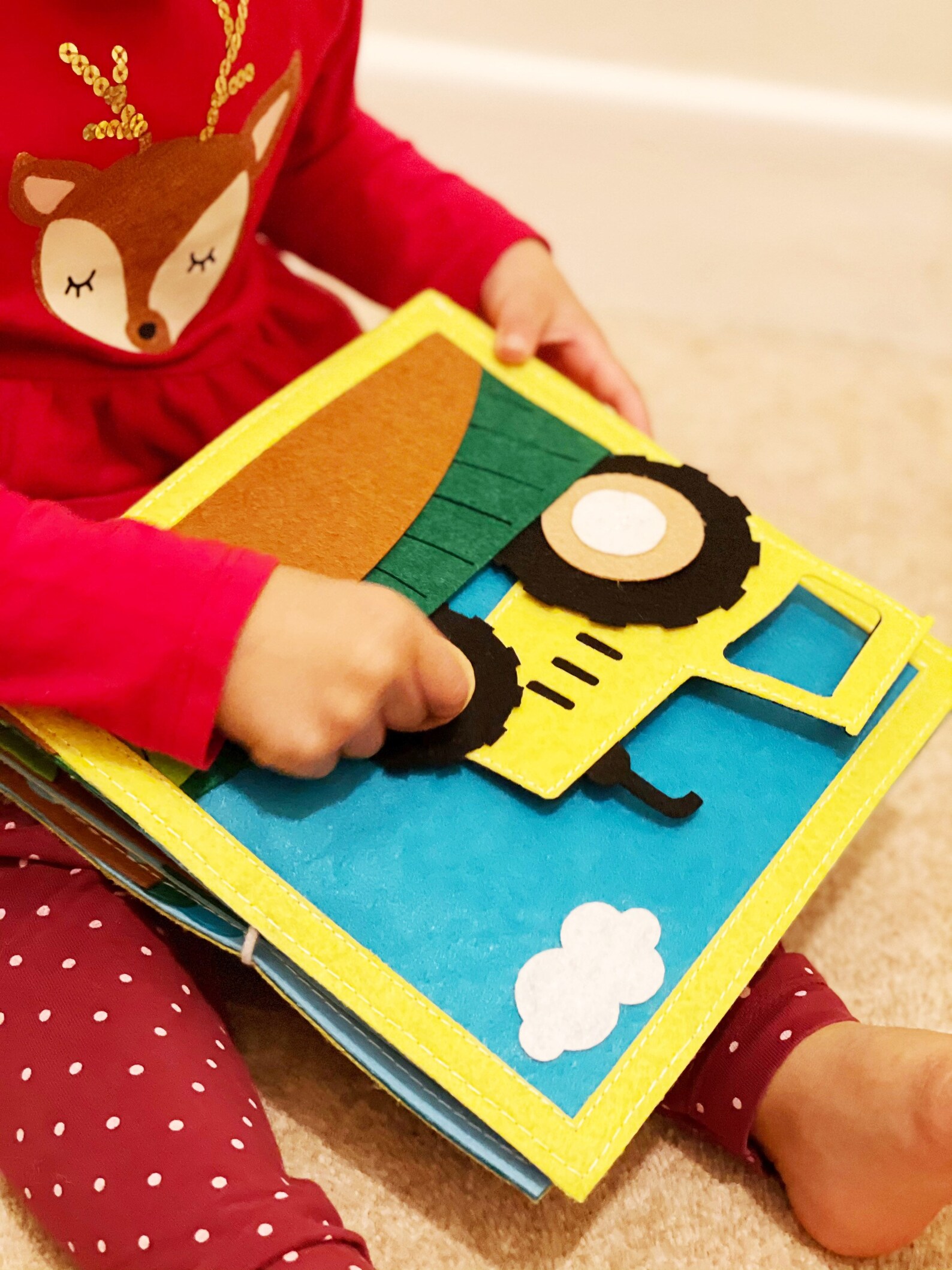 Handmade Felt Book Activity-Quiet Book-Busy Book Career | Etsy
