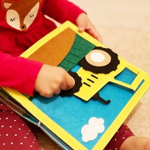 Handmade Felt Book Activity-Quiet Book-Busy Book Career | Etsy