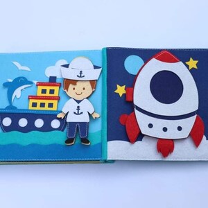 Handmade Felt Book Activity-Quiet Book-Busy Book Career | Etsy