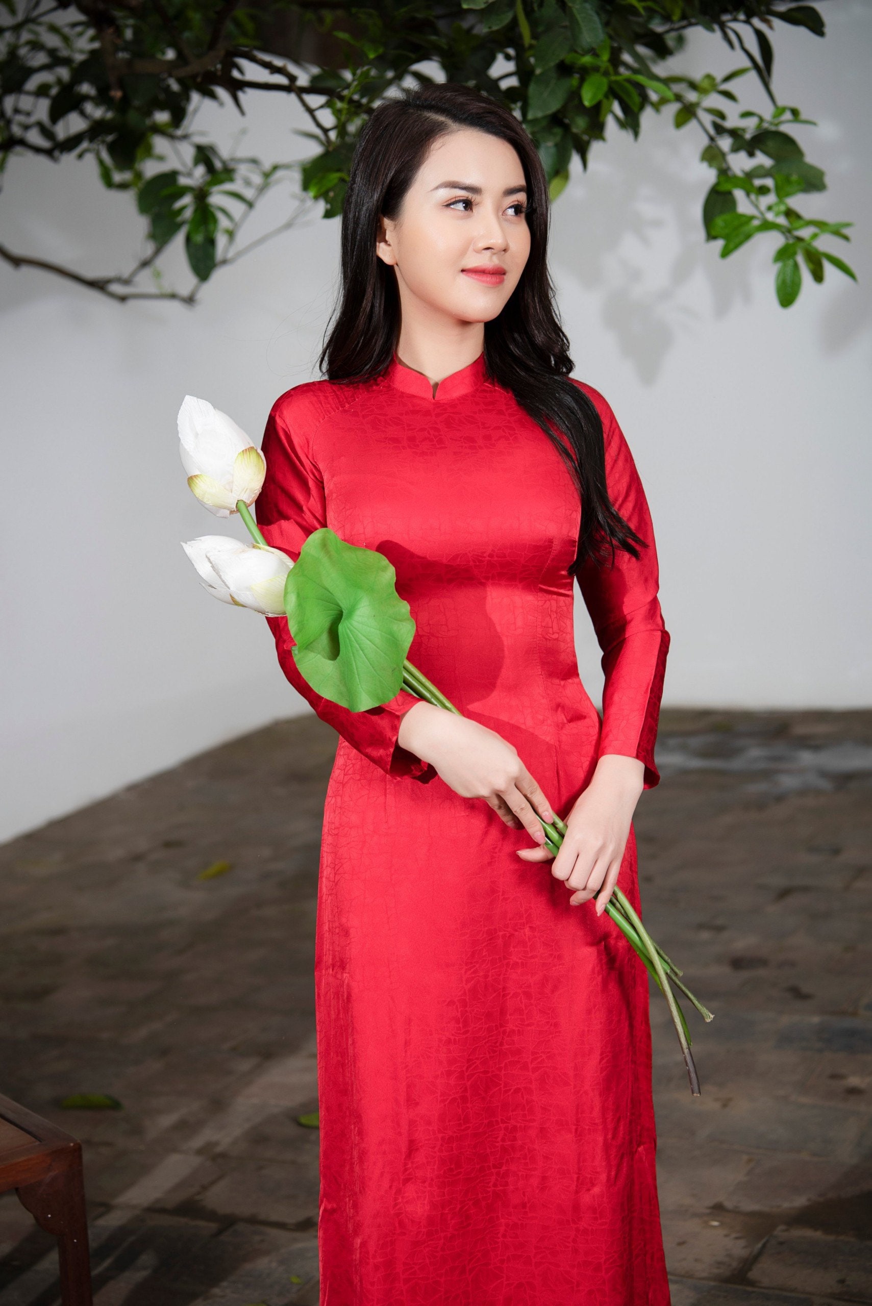 Silk Ao Dai Vietnamese Traditional Dress for Female Women - Etsy UK