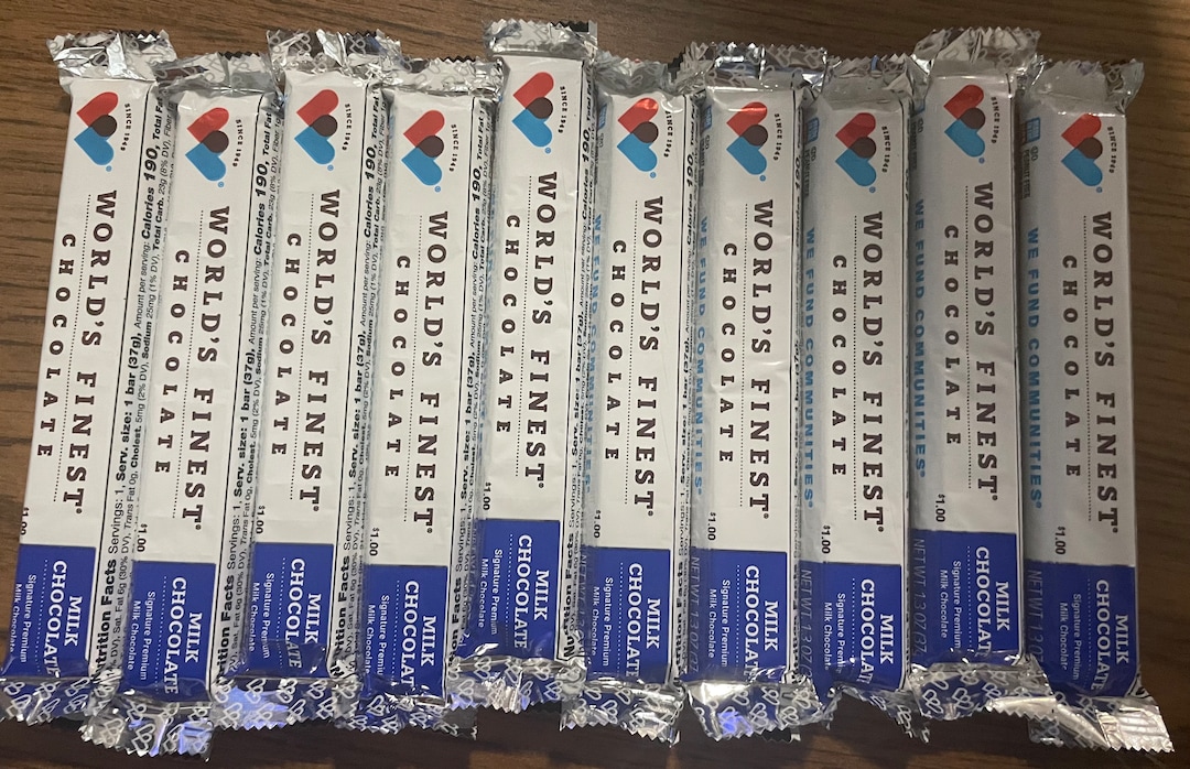 Original World's Finest Chocolate 10 Bar Milk Chocolate - Etsy