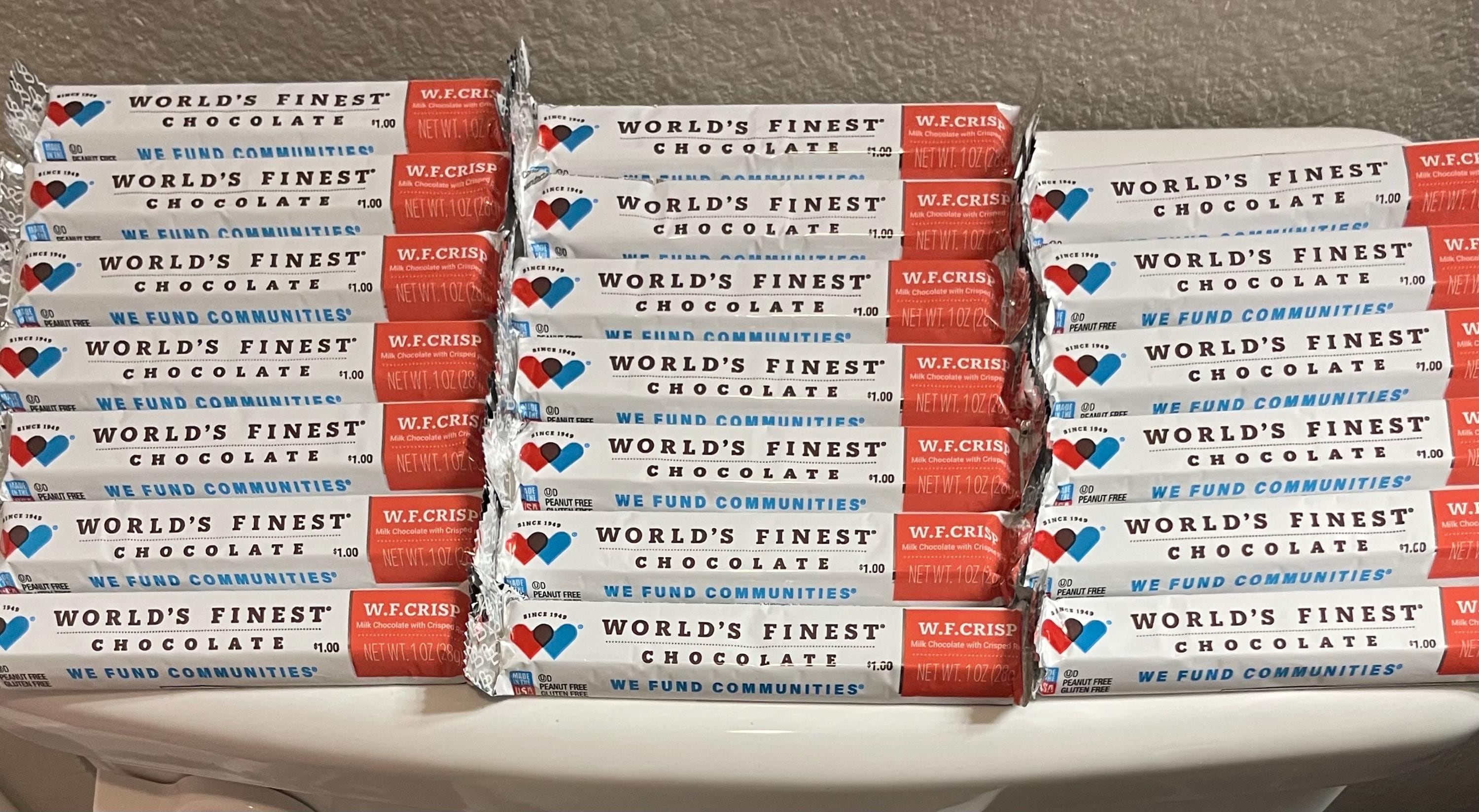 World's Finest Chocolate 20 Bars W.F.CRISP - Etsy