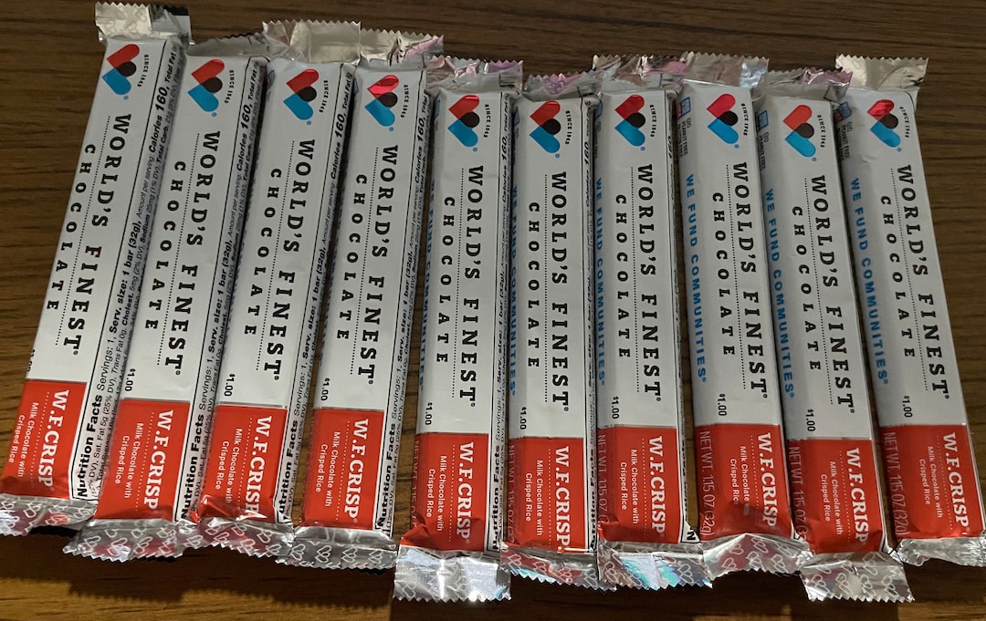 World's Finest Chocolates 10 Bar W.F Crisps - Etsy