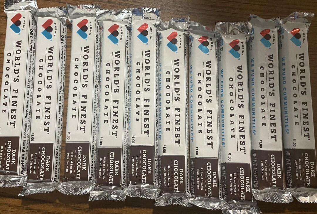 World's Finest Chocolate 10 Bar Dark Chocolate - Etsy