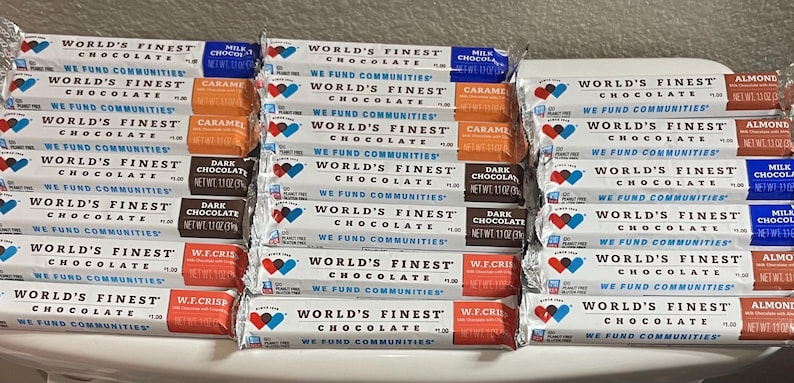 World's Finest Chocolate 20 Bars Variety Chocolate - Etsy