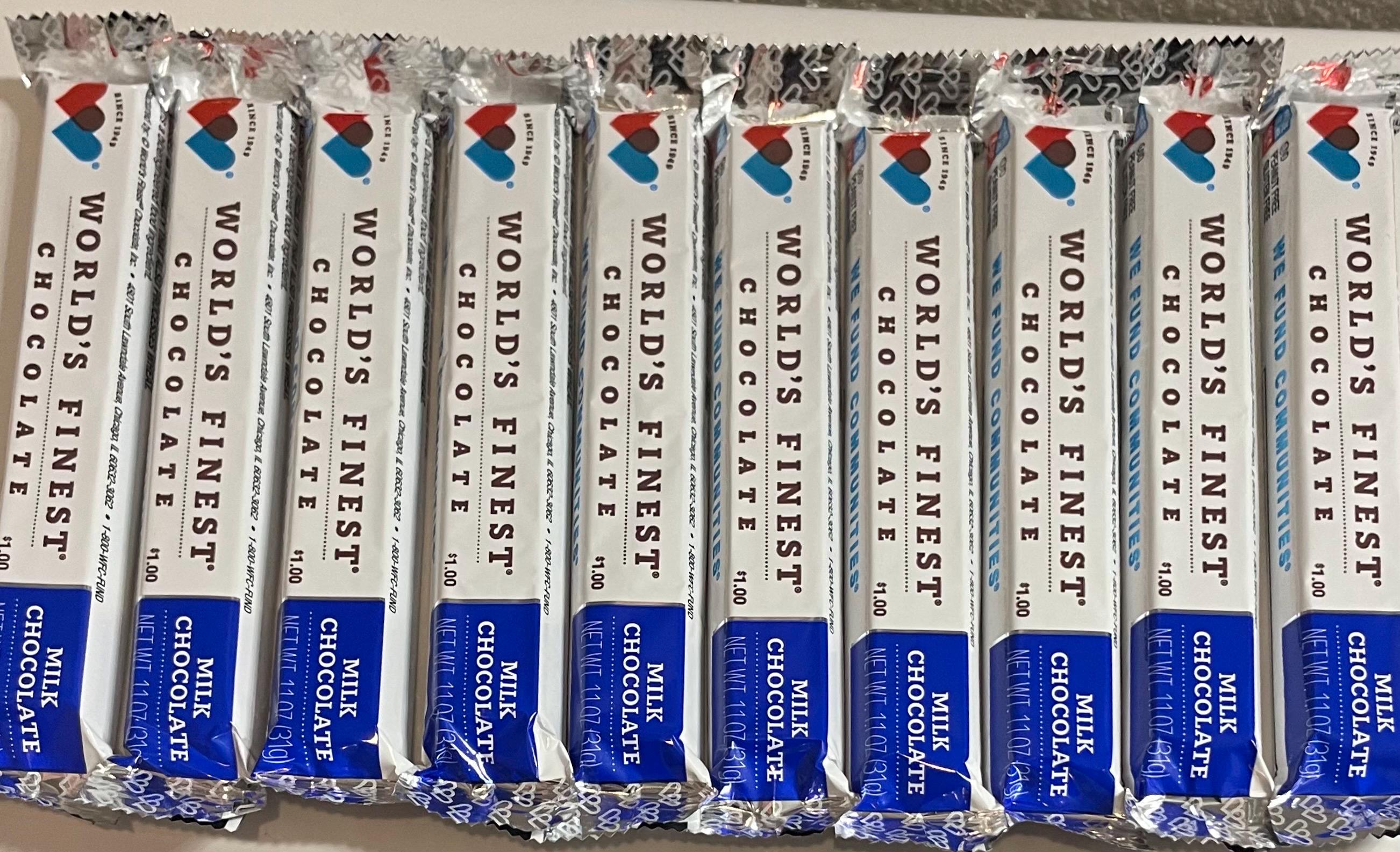 Original World's Finest Chocolate 10 Bar Milk Chocolate - Etsy