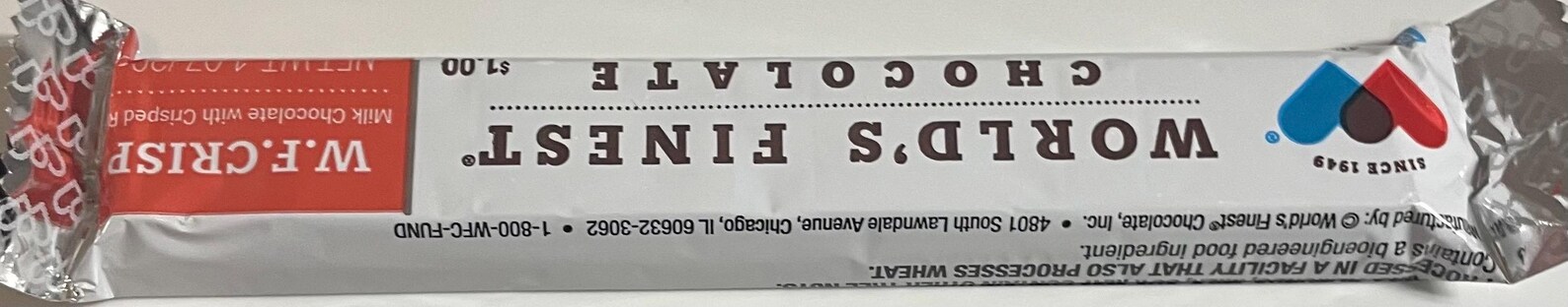 World's Finest Chocolate 30 Bars W.F.CRISP Chocolate - Etsy