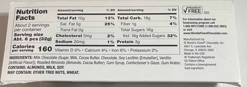 World's Finest Chocolate 5 Boxes Continental Almonds - Etsy