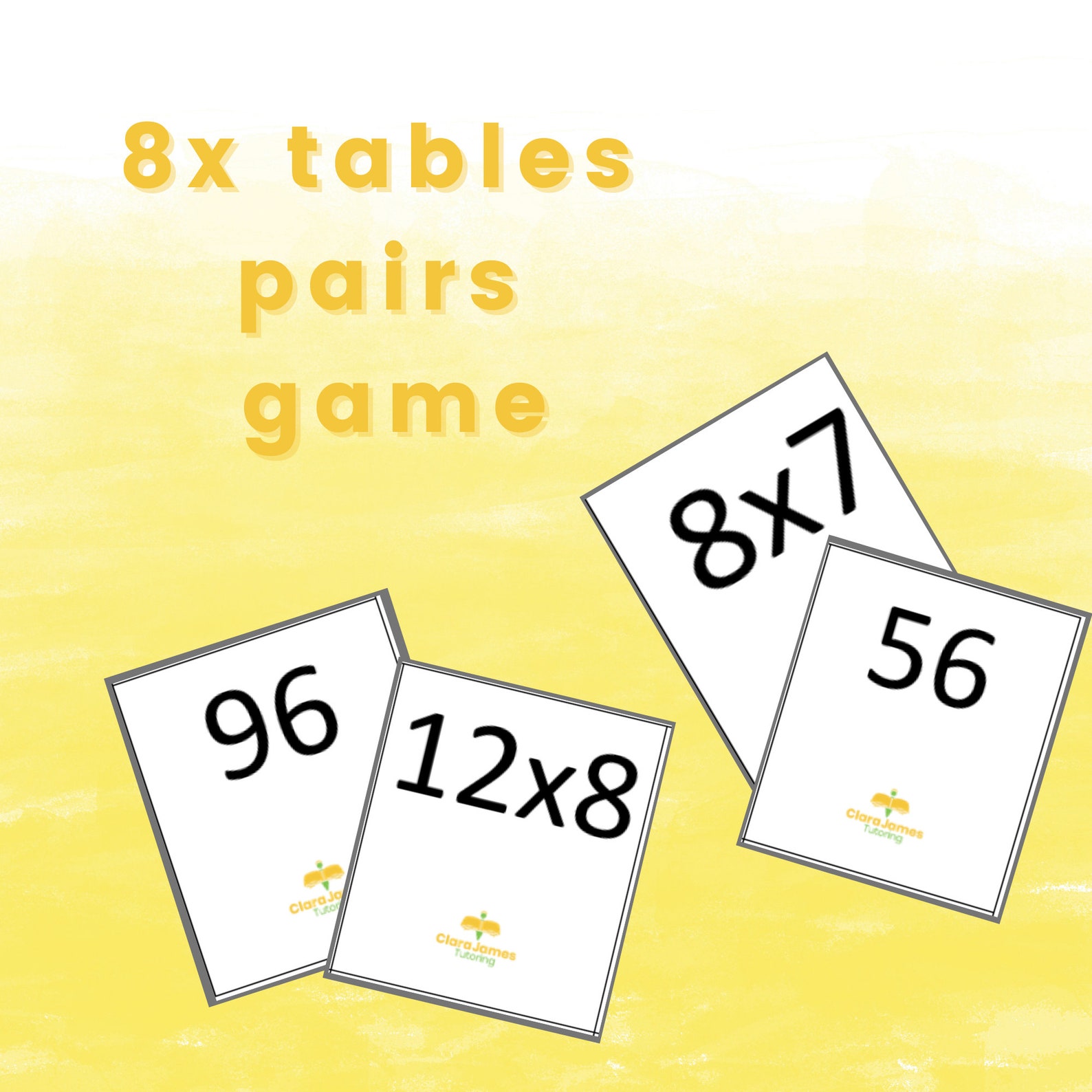 8x Table Games Math Games Varied Learning Math - Etsy UK