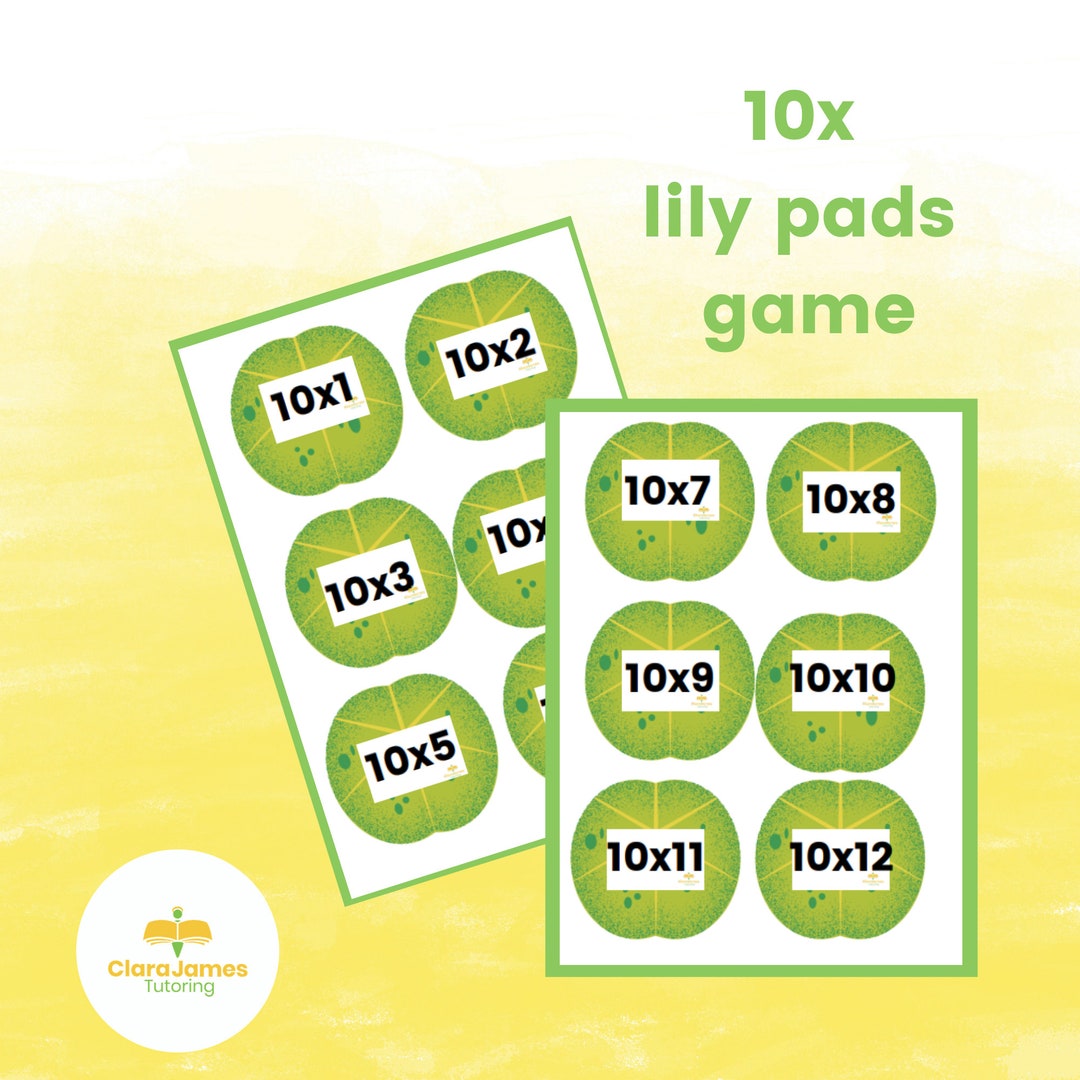 10x Tables Games Multiplication Games Learn - Etsy