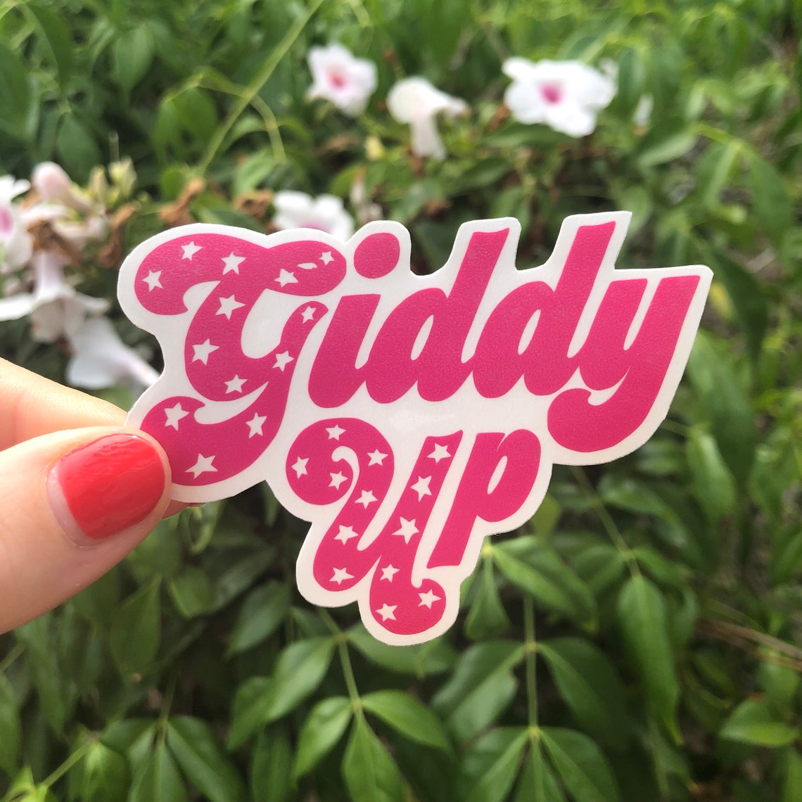 Giddy Up Western Vinyl Sticker Laptop Decal Hydroflask | Etsy