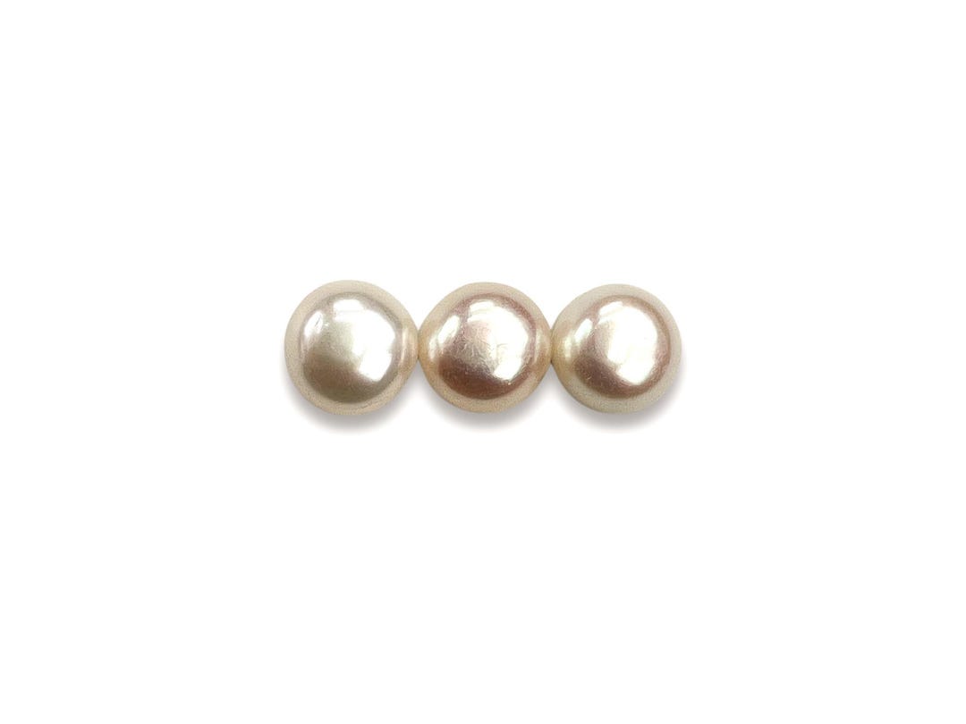8mm Freshwater Pearl Cabochons: Flat Back Jewelry Making - Etsy