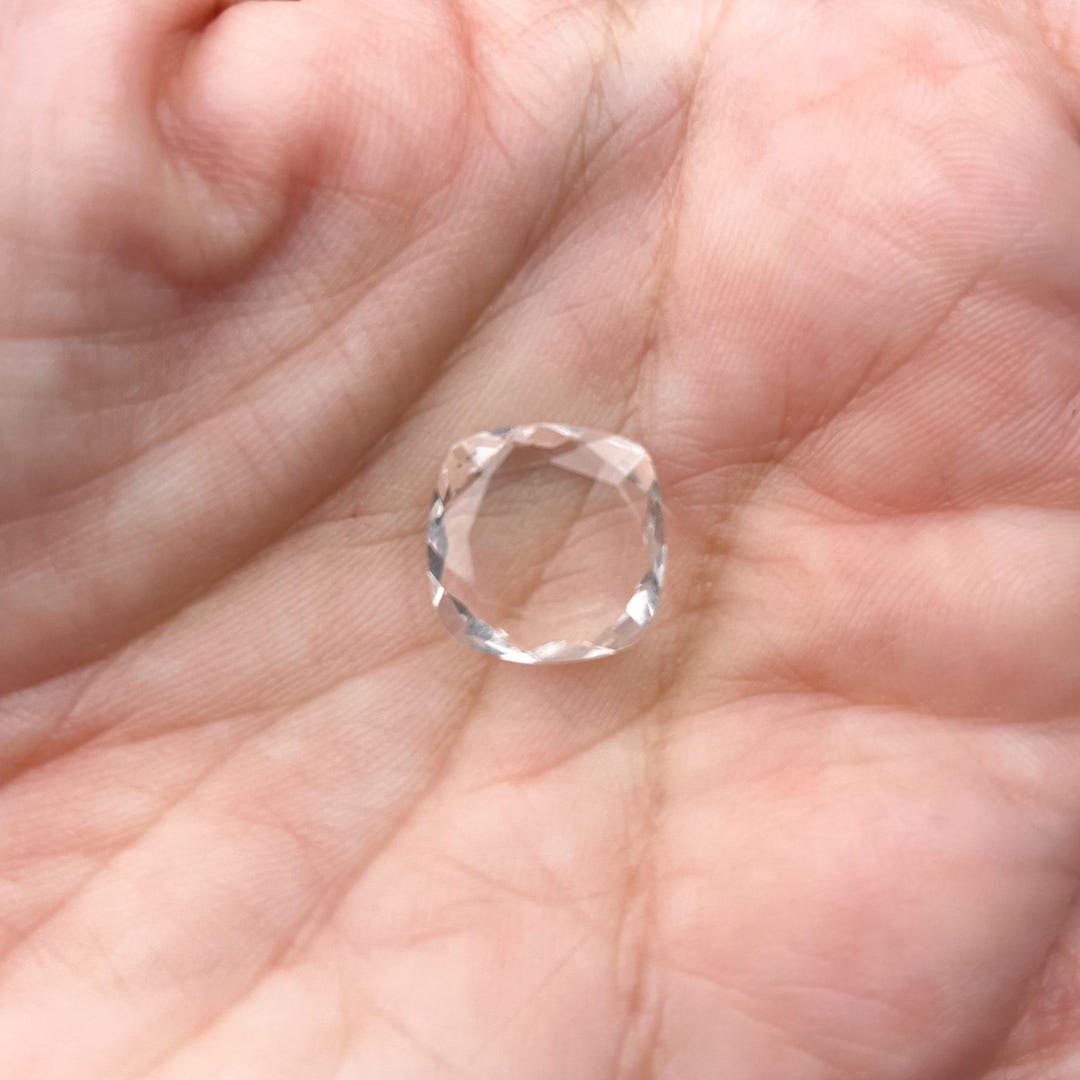 Clear Quartz Cushion Cut Gemstone – Portrait Cut, 12x12mm - Etsy