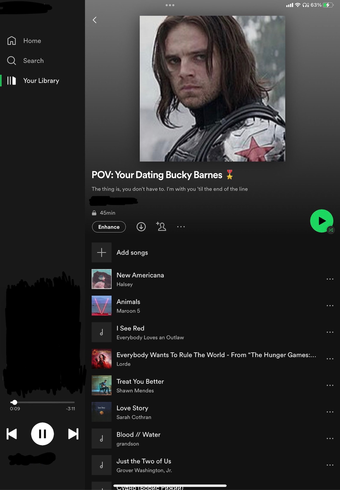 Fictional Character Playlist - Etsy