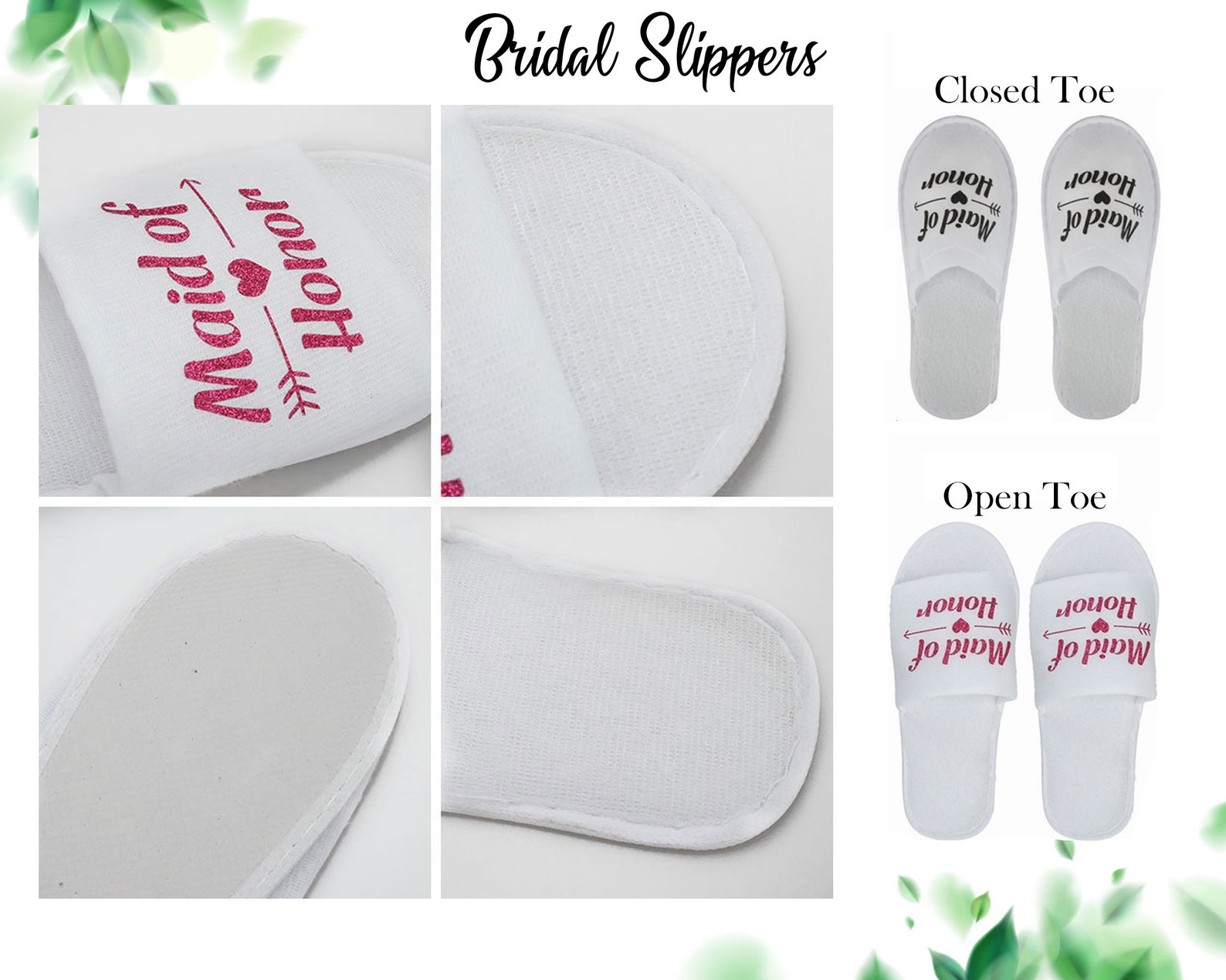 Bride Slippers I Do Slippers Customized Slippers - Etsy