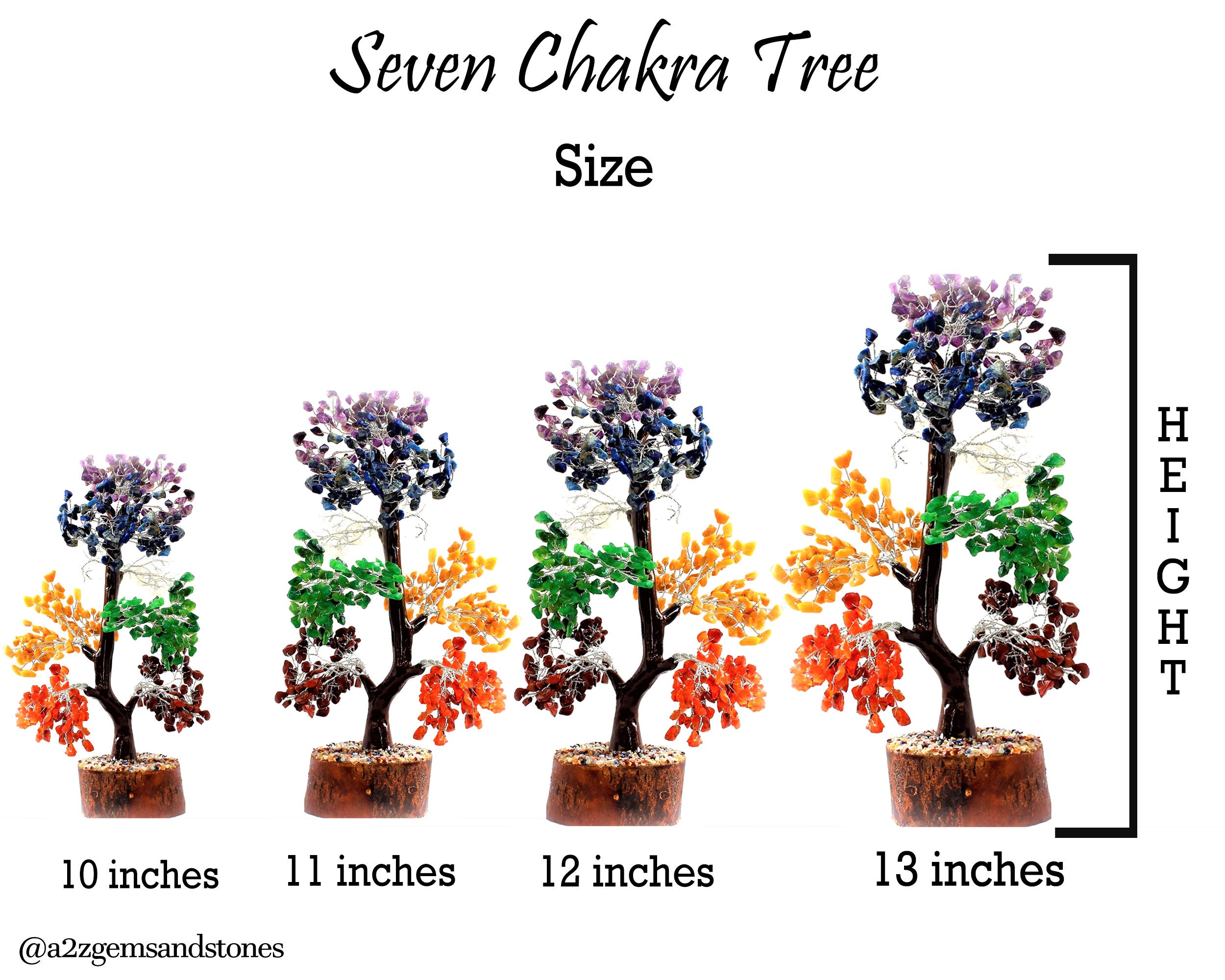 Seven Chakra Meditation Reiki Tree Healing Tree 7 Chakra Tree - Etsy UK