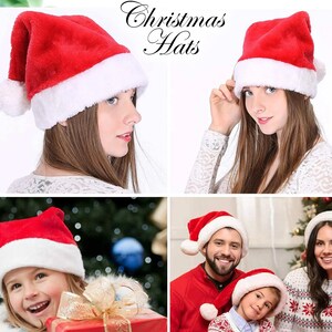 Personalized Embroidered Santa Hat Custom Santa Hats Unique - Etsy