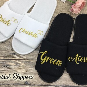 Custom Bridesmaid Slippers Personalized Spa Slippers House - Etsy