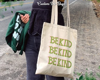 Custom Company Logo Tote Bags Custom Text Bag Promotional - Etsy