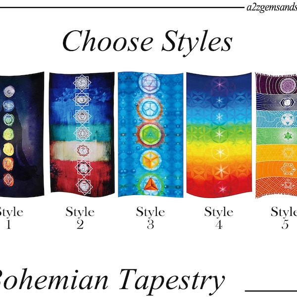 Chakra Tapestry - Etsy