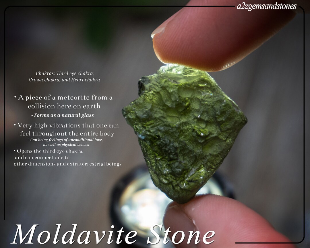 Genuine MOLDAVITE / Raw Moldavite / Moldavite Crystal / AUTHENTIC ...